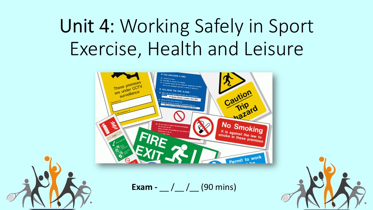OCR L3 Sport Unit 4 (Camb Tech): Complete Unit of Work Bundle